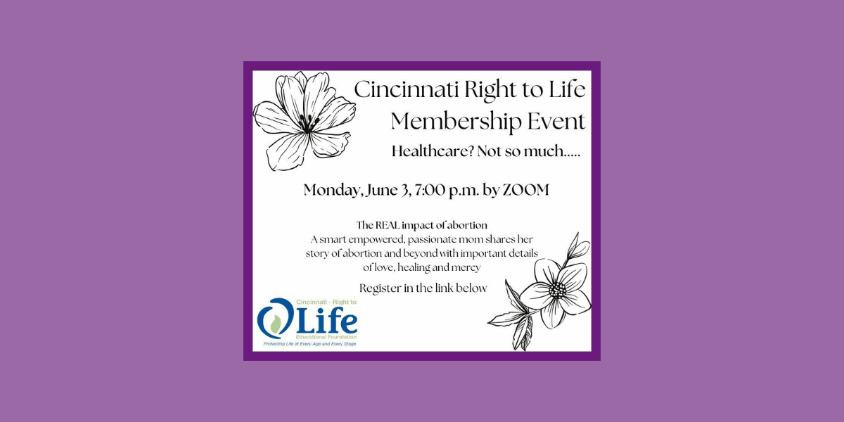 Cincinnati Right to Life Membership Event - Cincinnati Right to Life