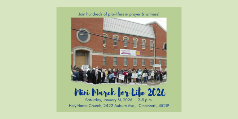 Mini March for Life 2026 - Cincinnati Right to Life